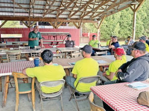 Fisheries staff from New York discuss culverts and trout with highway ...